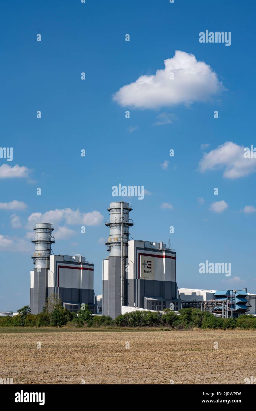 Trianel gas and steam combined cycle power plant Hamm-Uentrop, two ...