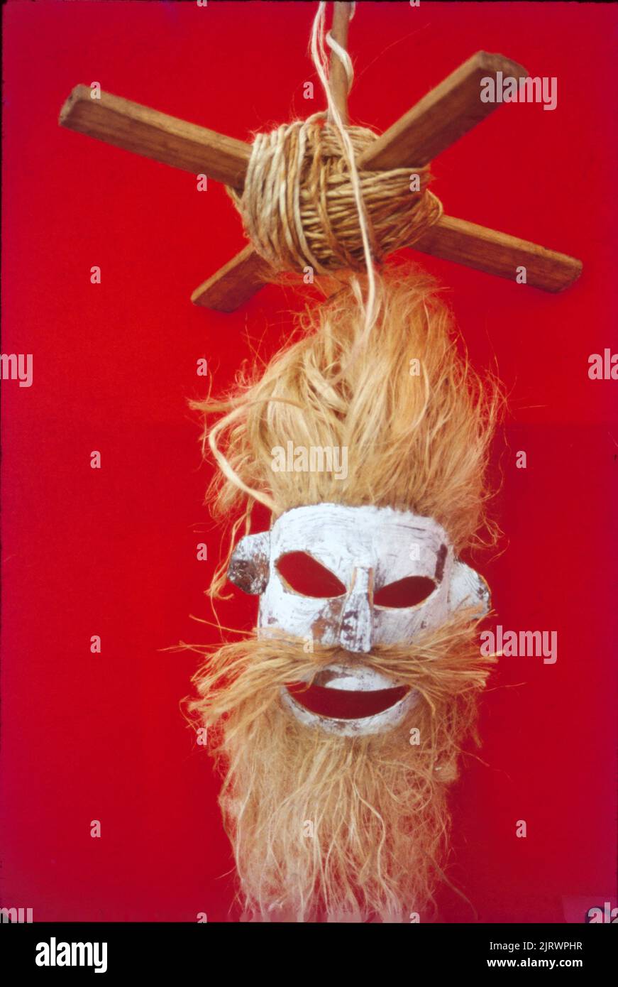 Mask at the entrance of house to remove evil spirits hi-res stock ...