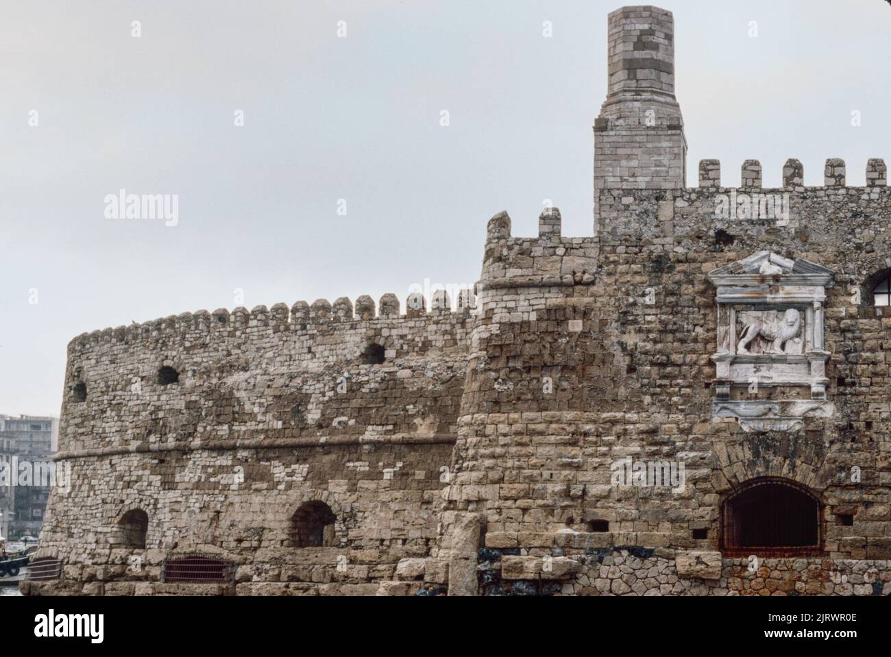 Koules Fortress, Venetian fort in Heraklion (Iraklion) the ...