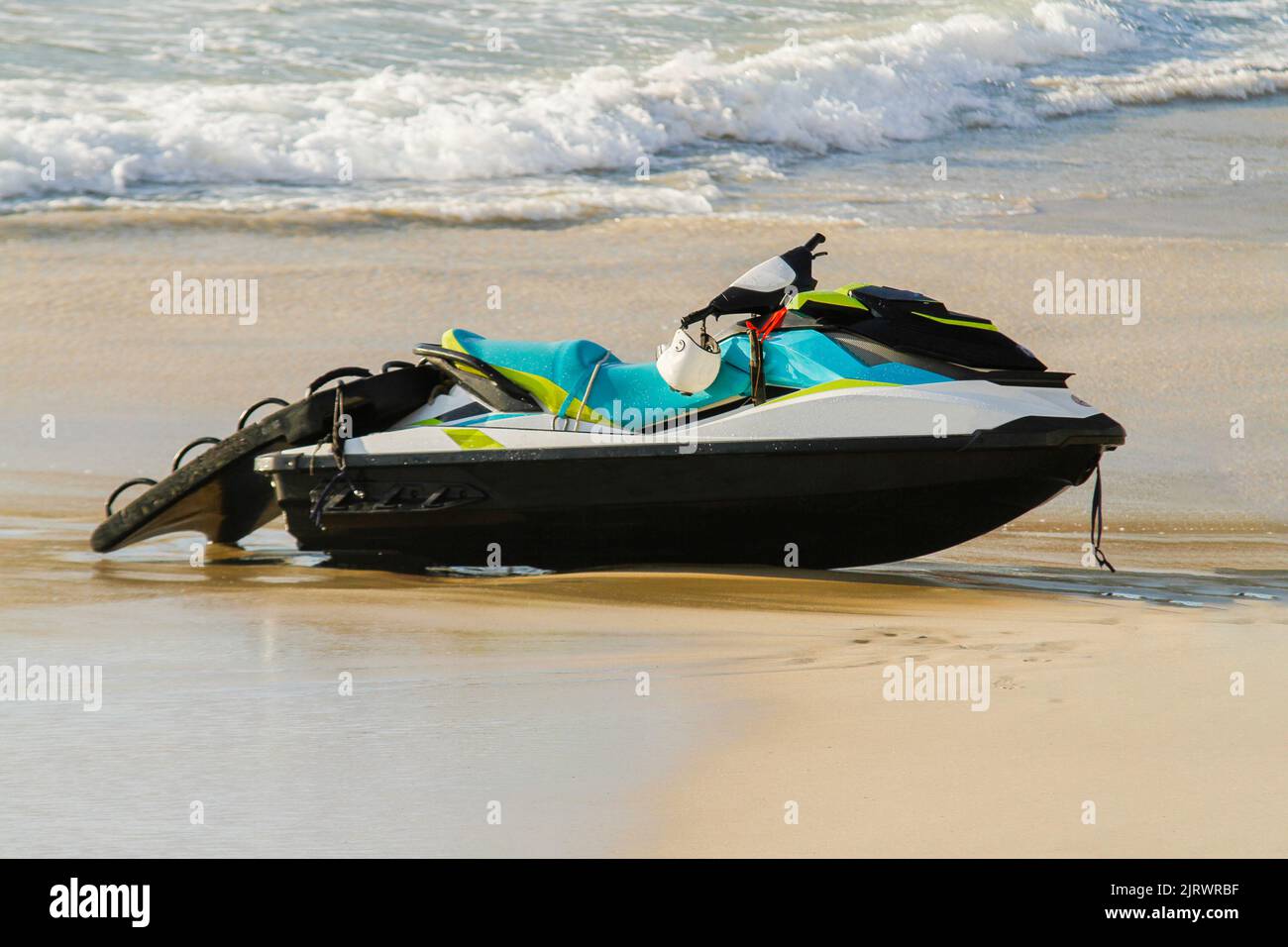 jet ski at Copacabana Beach in Rio de Janeiro Stock Photo - Alamy