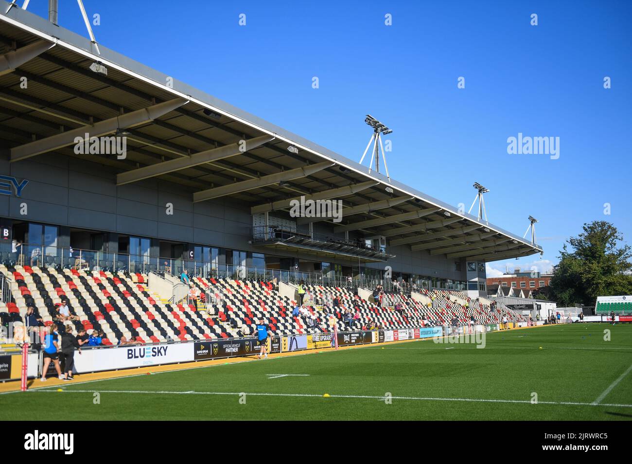 general view of Rodney Parade, Home of Dragons Rugby Stock Photo - Alamy