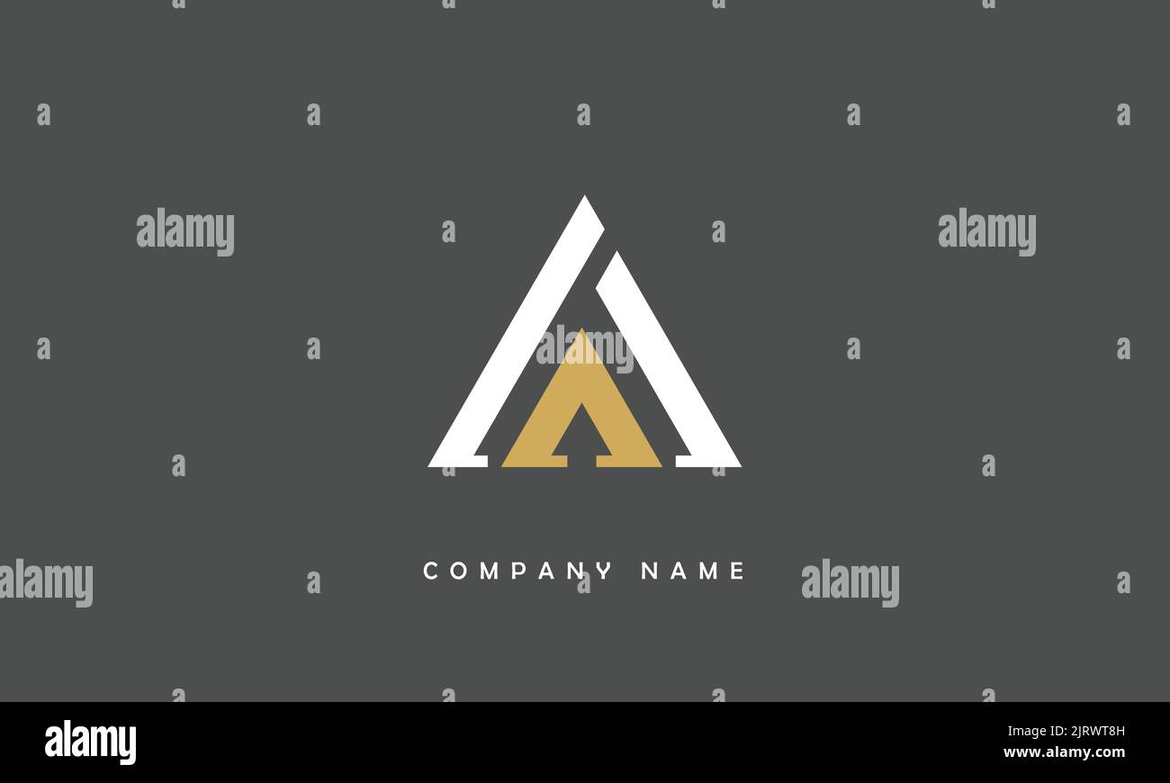 AA Abstract Letters Logo Monogram Stock Vector Image & Art - Alamy