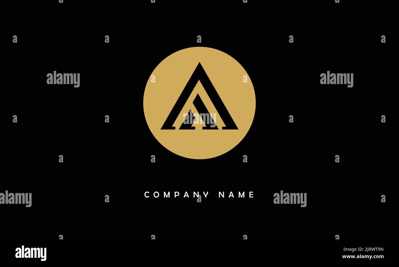 Aa monogram hi-res stock photography and images - Alamy
