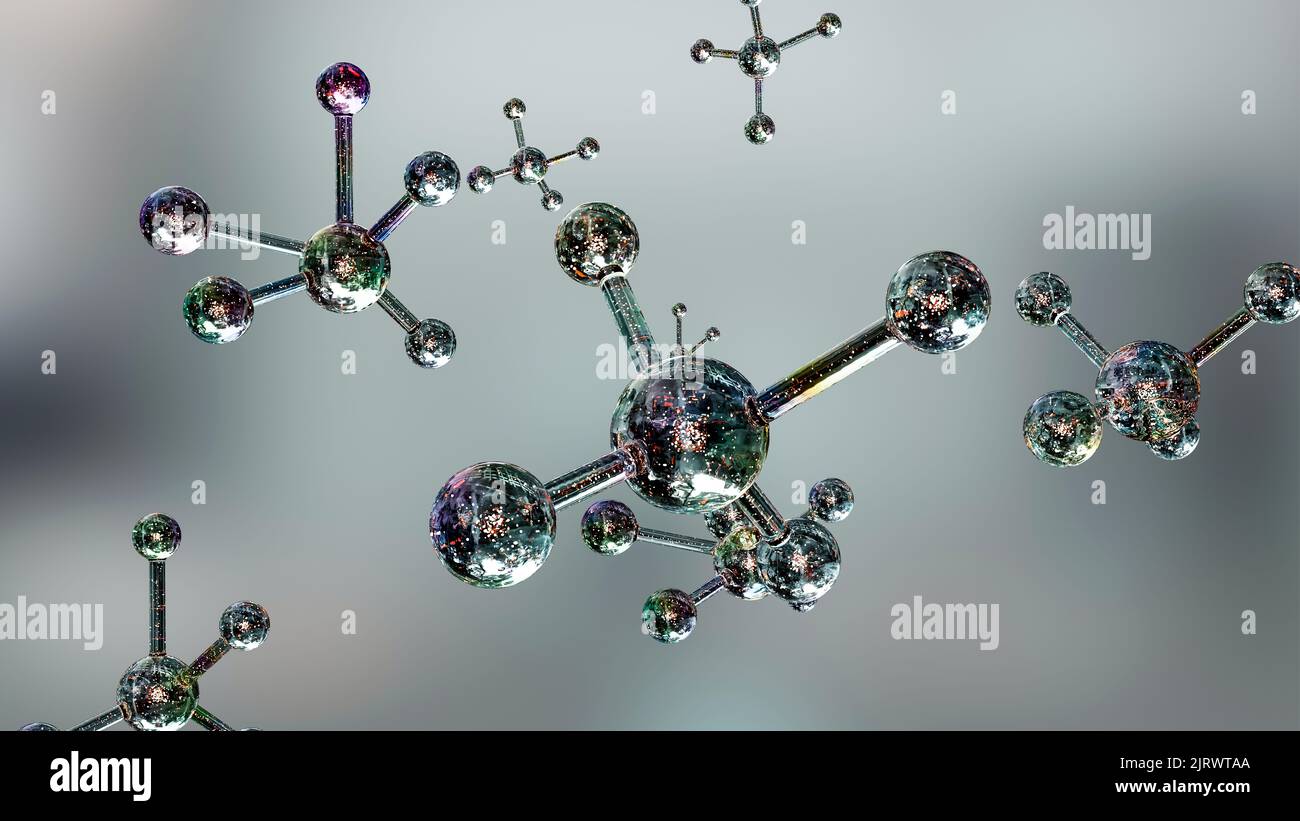 Oxygen molecules microscope hi-res stock photography and images - Alamy