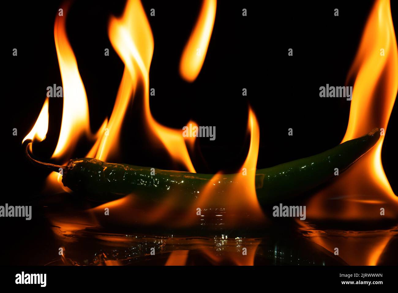 Burning spice pepper vegetable color hi-res stock photography and ...