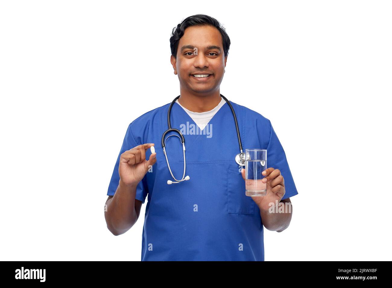 Doctor medicine glass water hi-res stock photography and images - Alamy