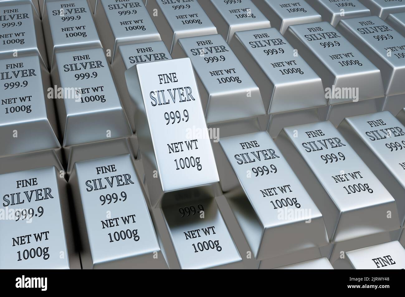 Silver ingot hi-res stock photography and images - Alamy