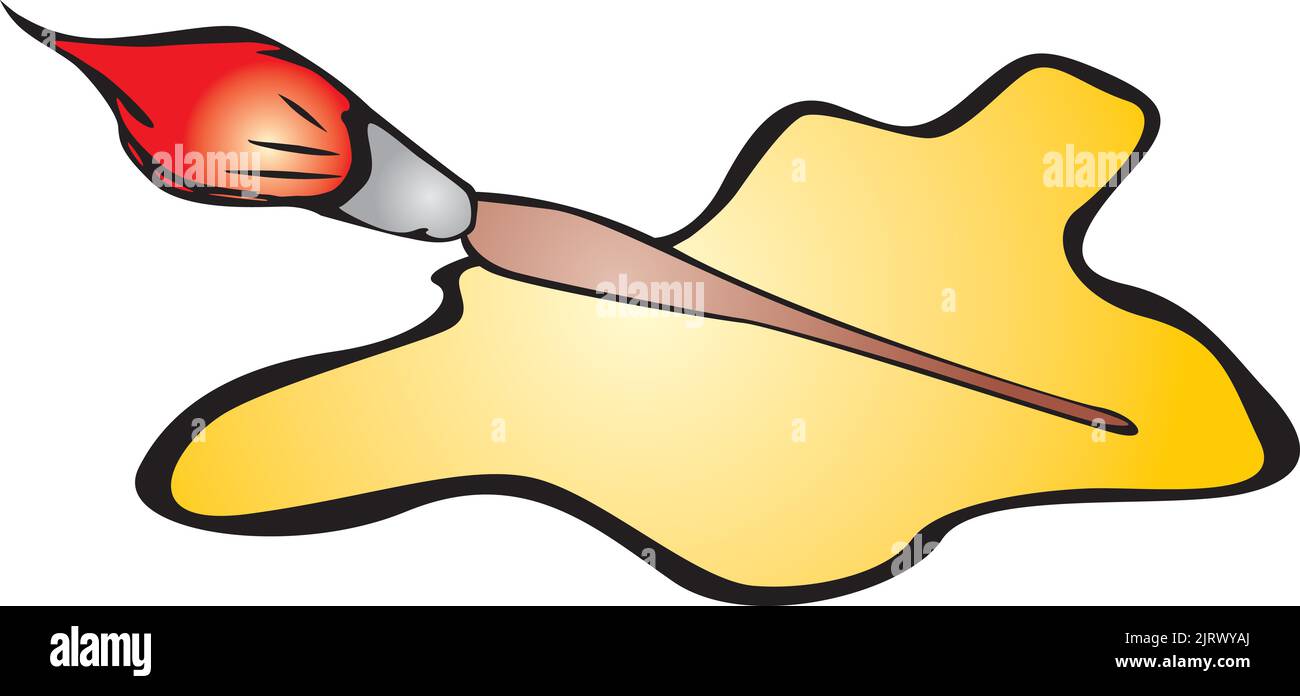 Spilled paint school Stock Vector Images - Alamy