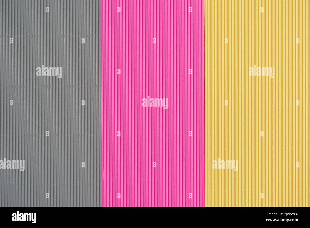 gray, pink and yellow three tone color paper background with stripes ...