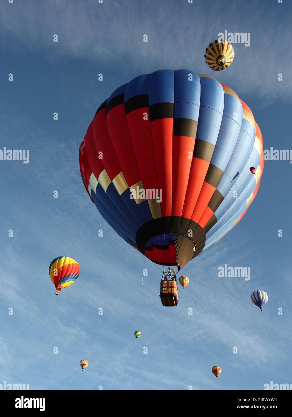 Hot air baloon race hi-res stock photography and images - Alamy