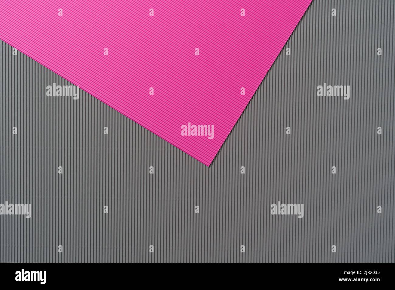 Gray and pink two tone color paper background with stripes. Abstract ...