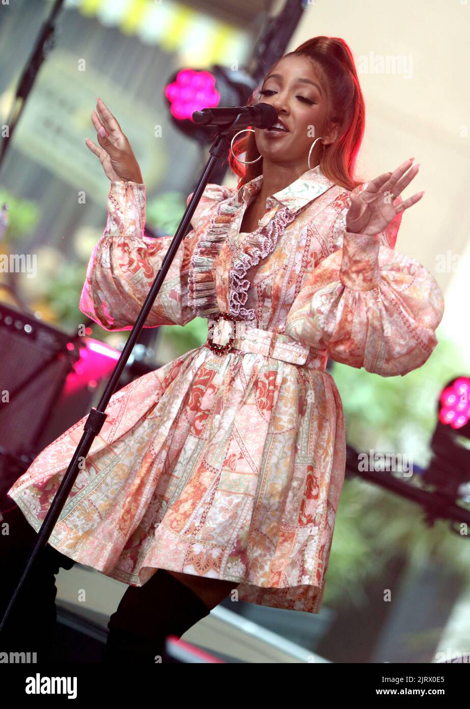 August 26, 2022, New York, New York, USA: Singer MICKEY GUYTON performs ...