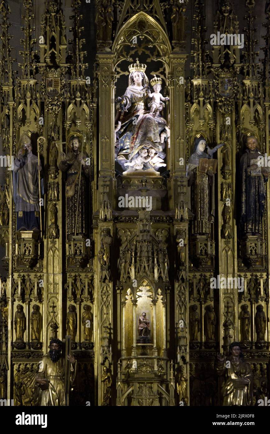 Hondarribia, Spain - The Parish Church of Santa María de la Asunción y ...