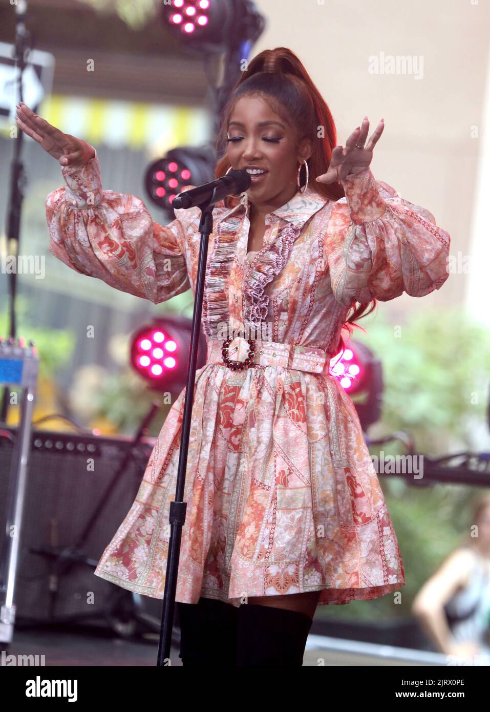 August 26, 2022, New York, New York, USA: Singer MICKEY GUYTON performs ...