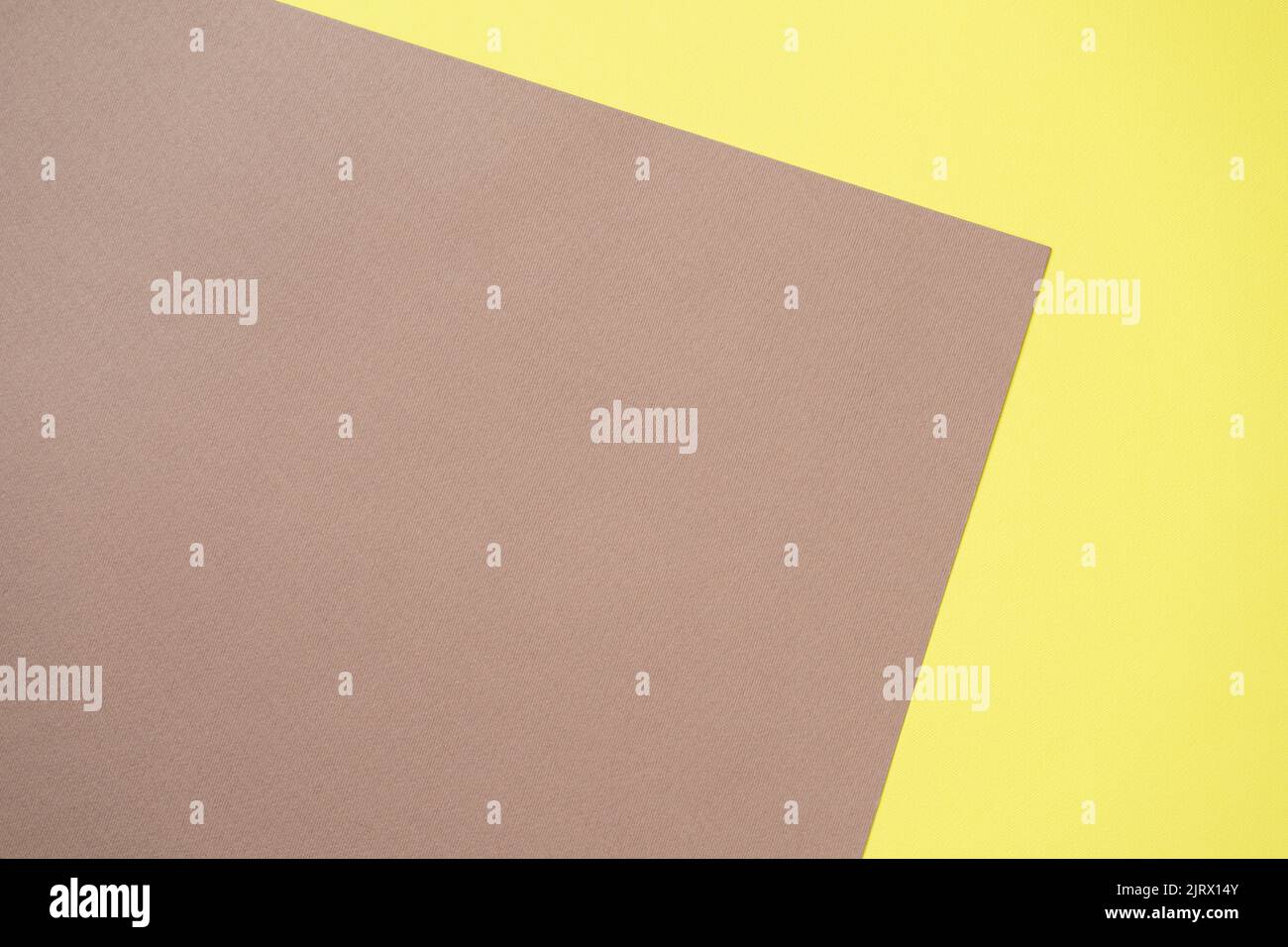 Brown and yellow two tone color paper background. Abstract background ...