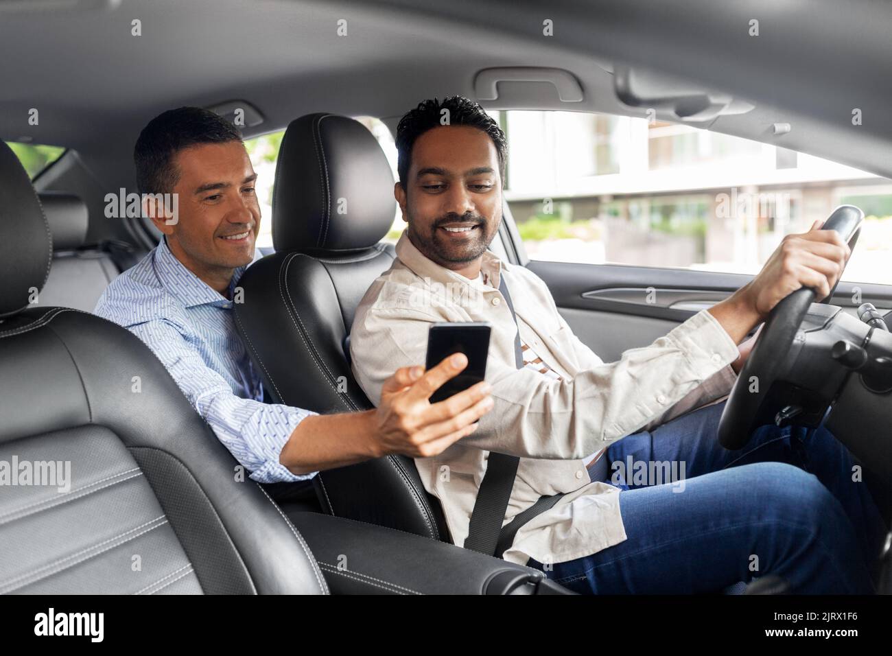 Hispanic man male driver passenger service hi-res stock photography and ...