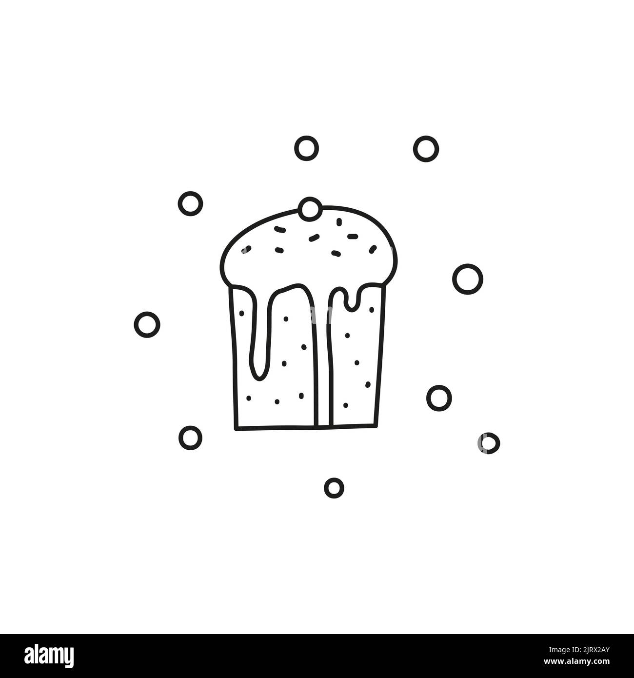 Italian panettone Stock Vector Images - Alamy