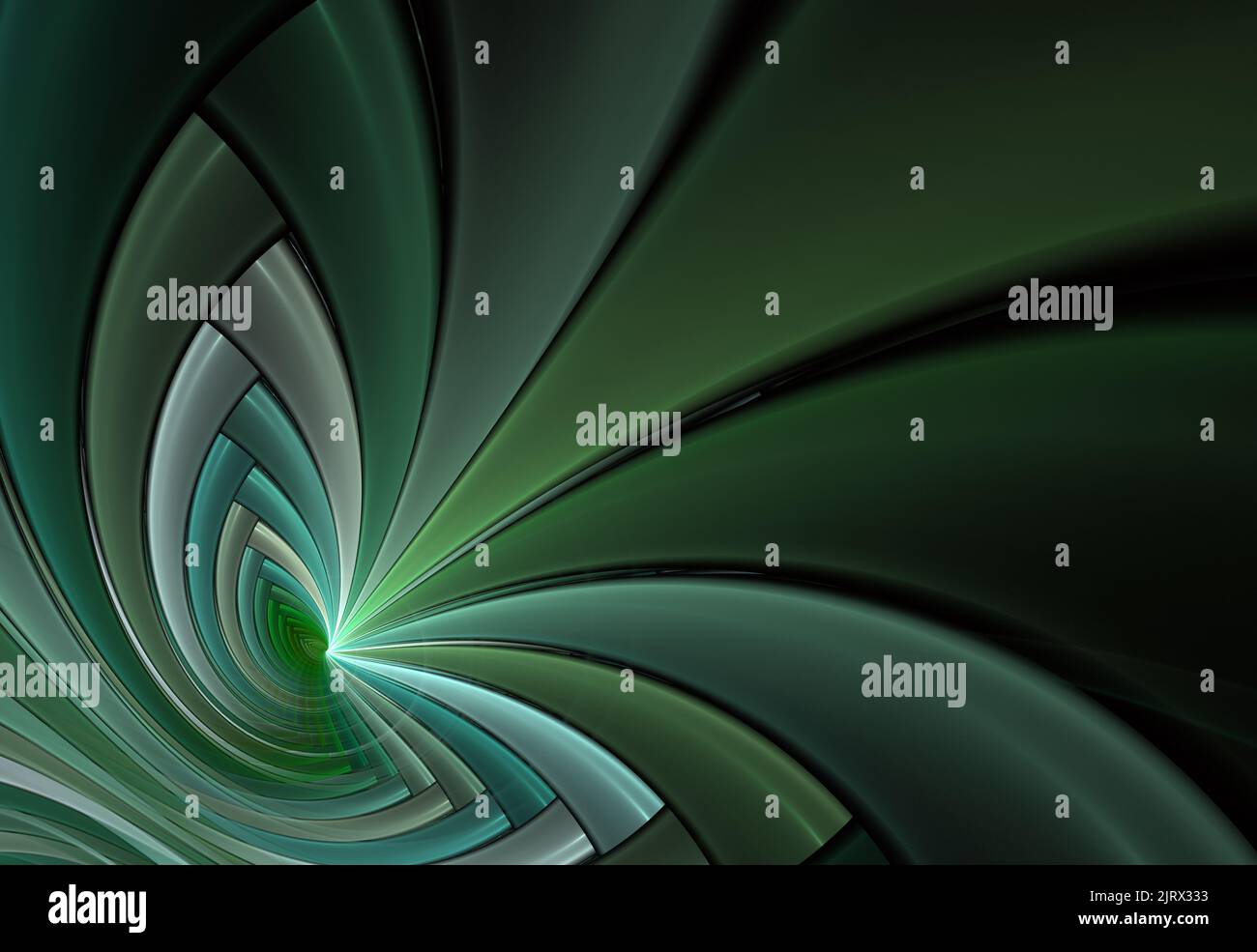 Abstract ribbons background: composition of colored curved ribbons ...