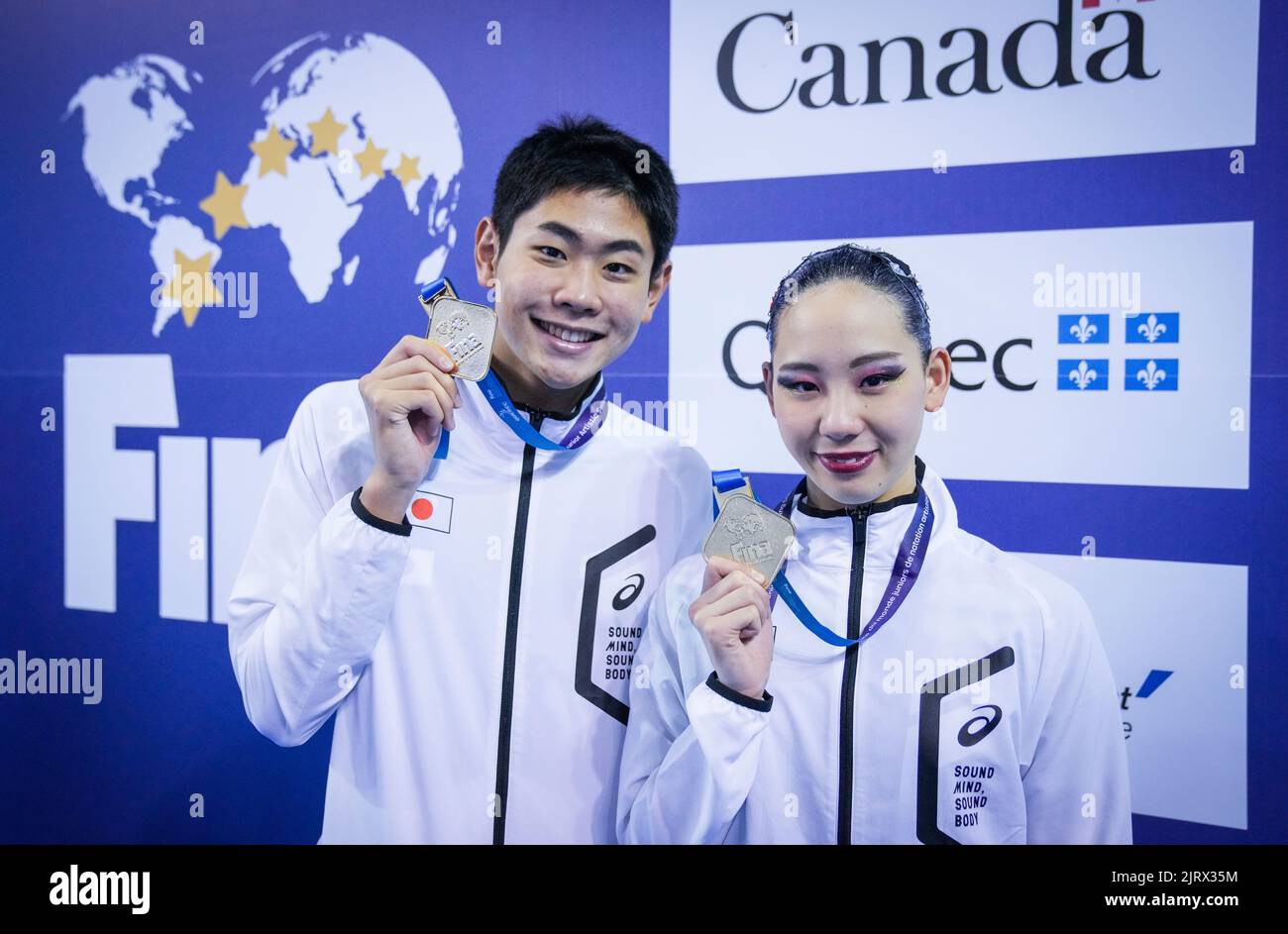 Quebec, Canada. 26th Aug, 2022. Yotaro Sato and Ayano Shimada of Japan ...
