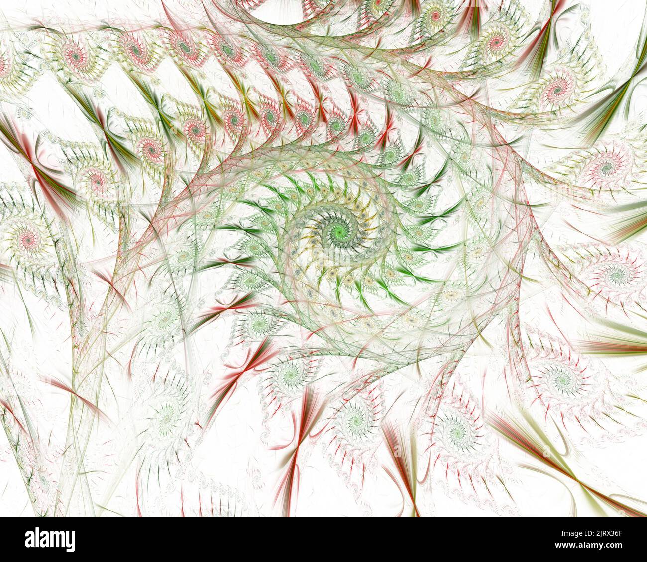 3d abstract computer generated fractal design. Fractals are infinitely ...