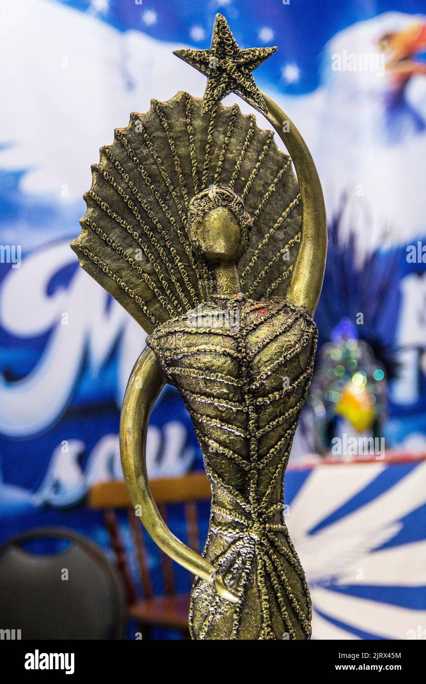 trophy of the carnival winner of Rio de Janeiro Brazil in the year of ...