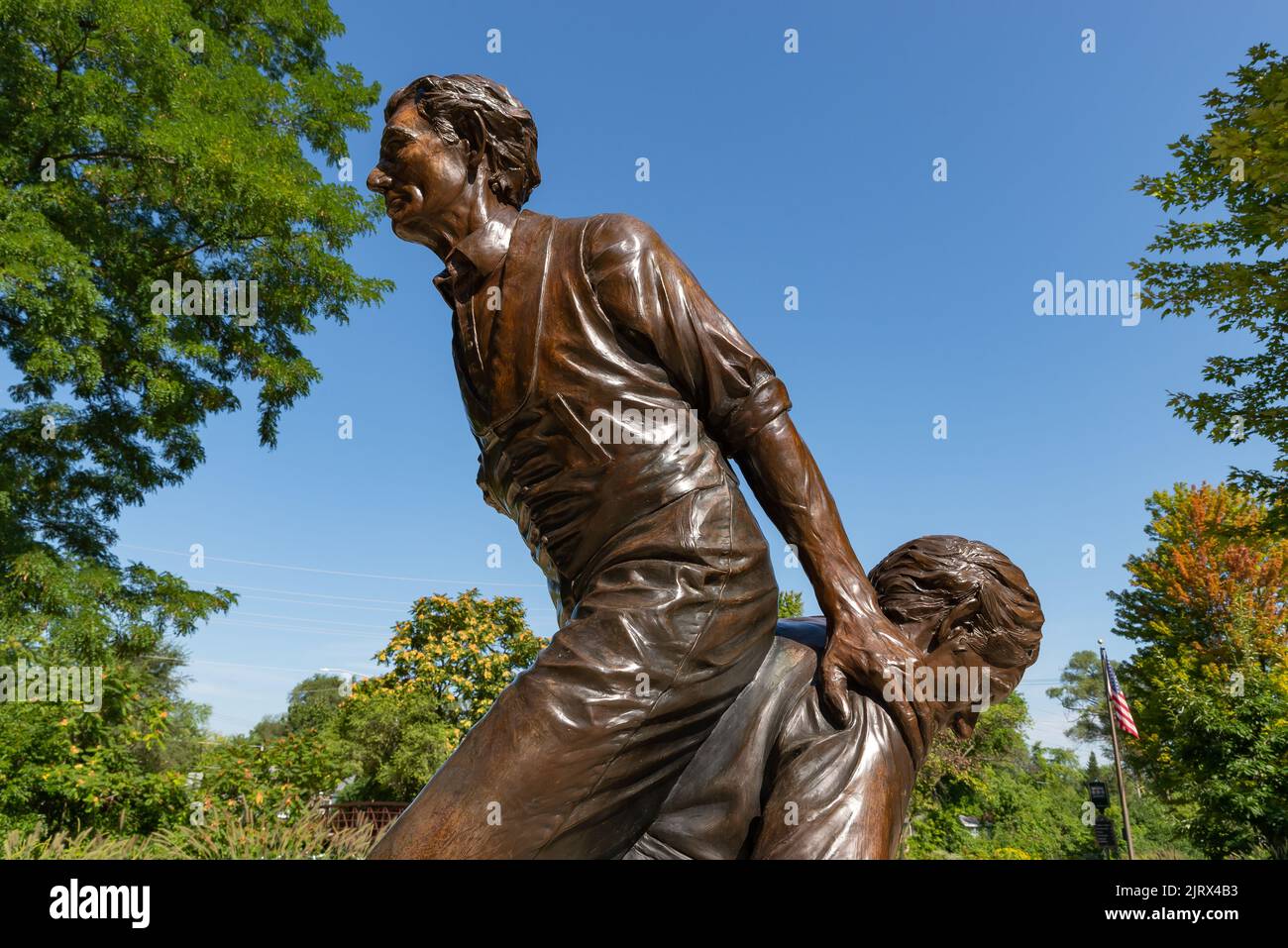 Lockport, Illinois - United States - August 23rd, 2022: Lincoln in ...