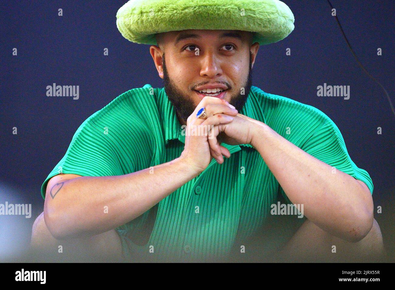 Jax Jones performing during The Big Feastival at Alex James' Farm in ...