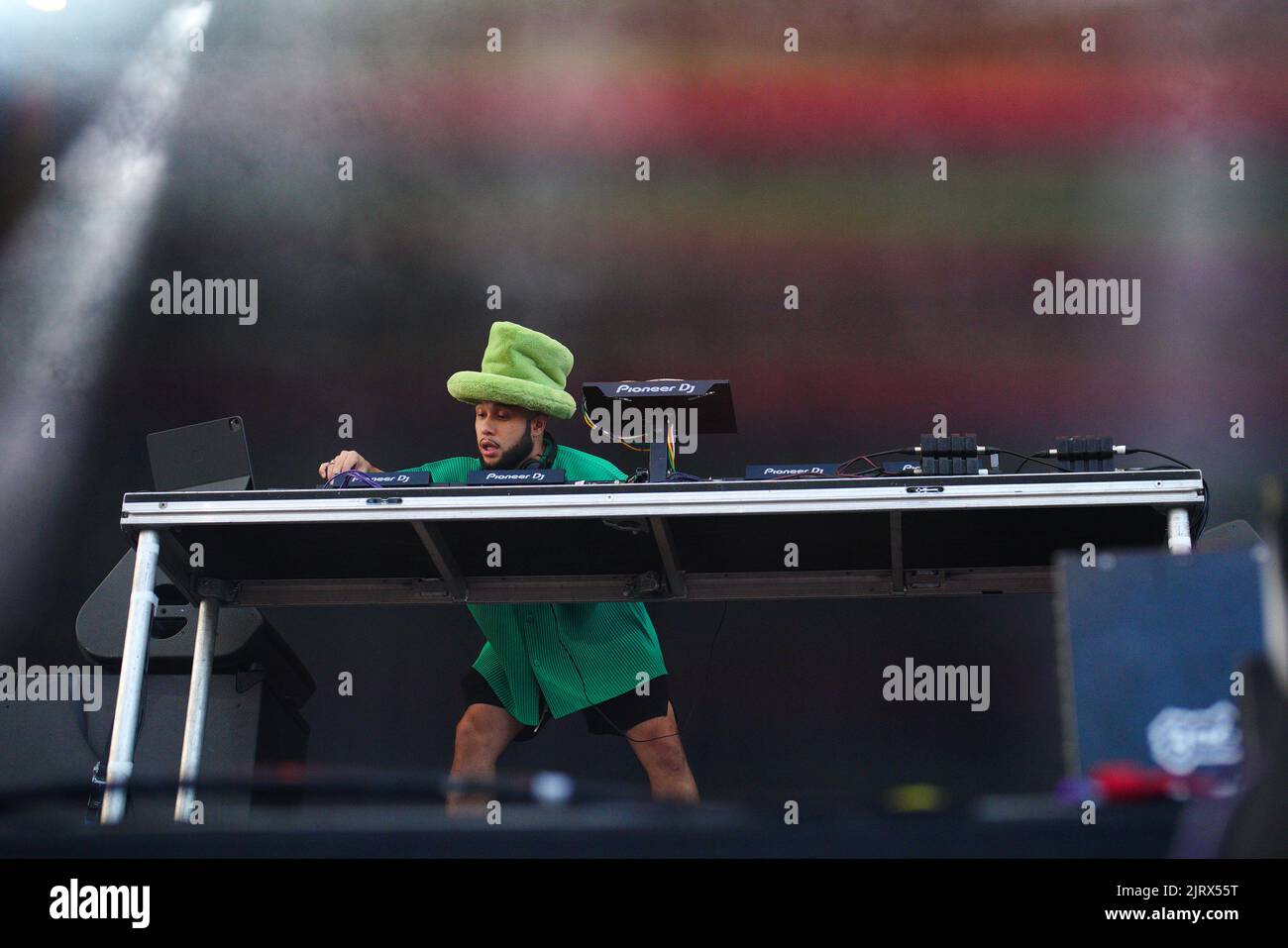 Jax Jones performing during The Big Feastival at Alex James' Farm in ...