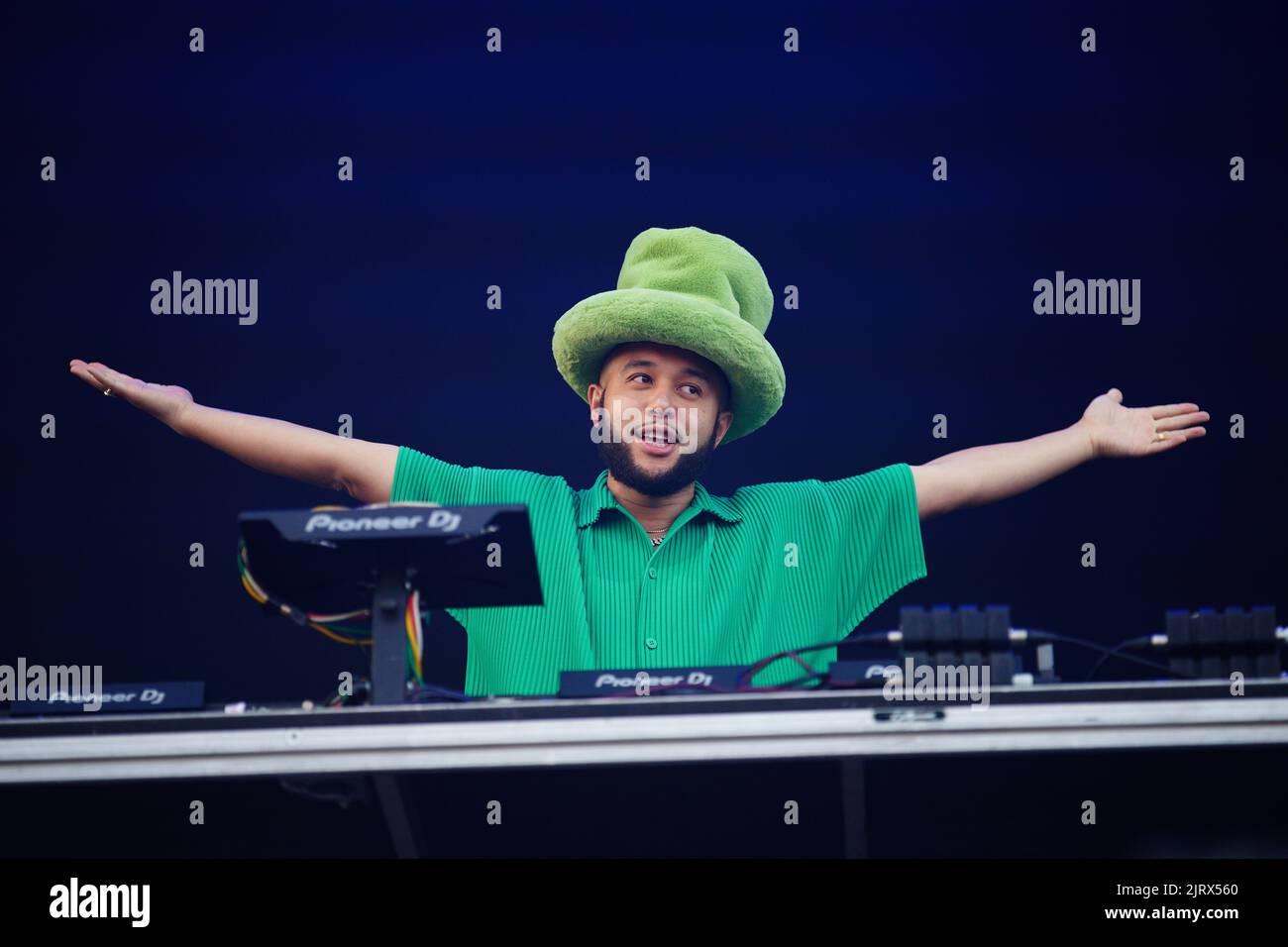 Jax Jones performing during The Big Feastival at Alex James' Farm in ...