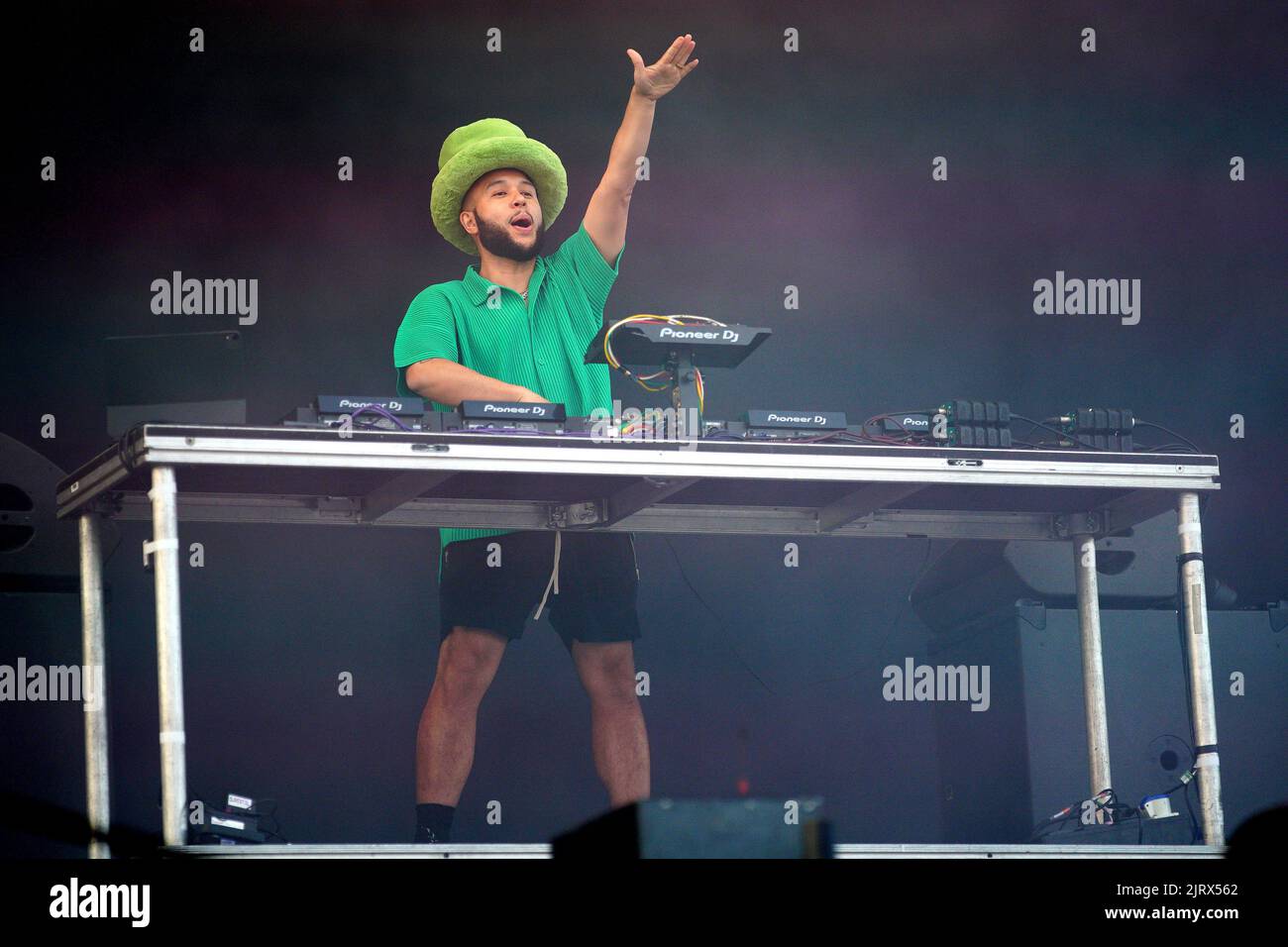 Jax Jones performing during The Big Feastival at Alex James' Farm in ...