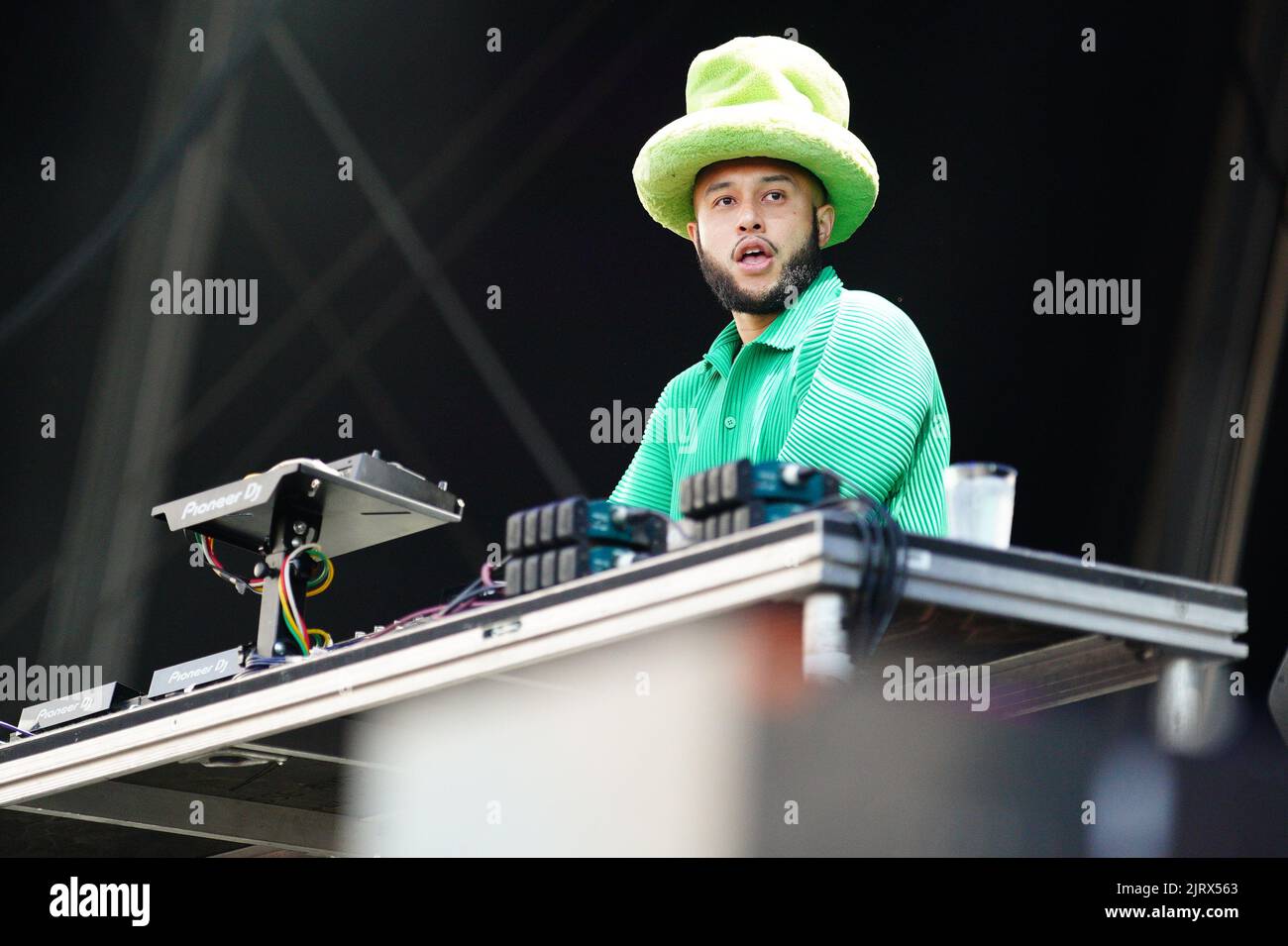 Jax Jones performing during The Big Feastival at Alex James' Farm in ...
