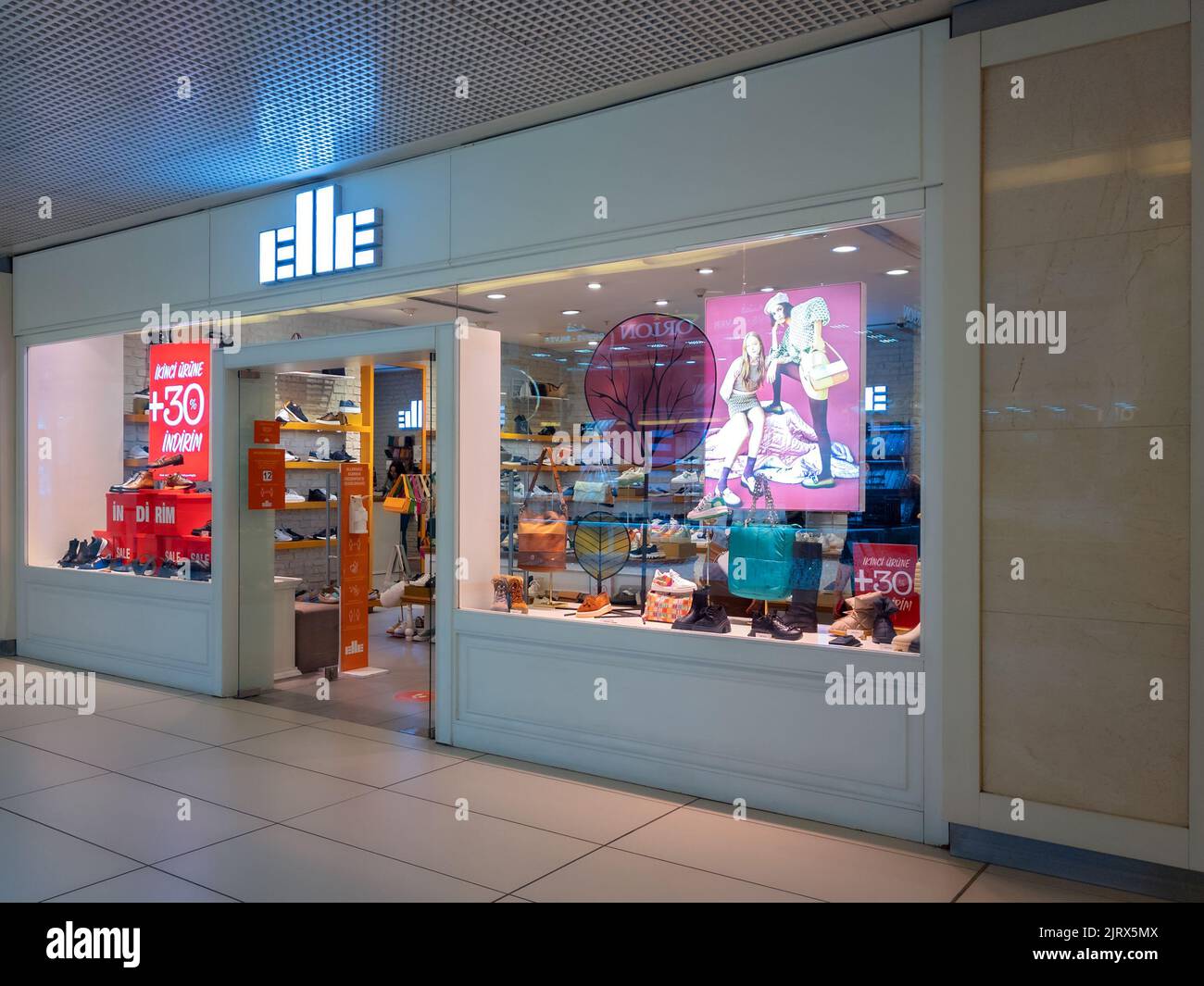 Istanbul, Turkey - Mar 23, 2022: Landscape Close-up View of Elle ...