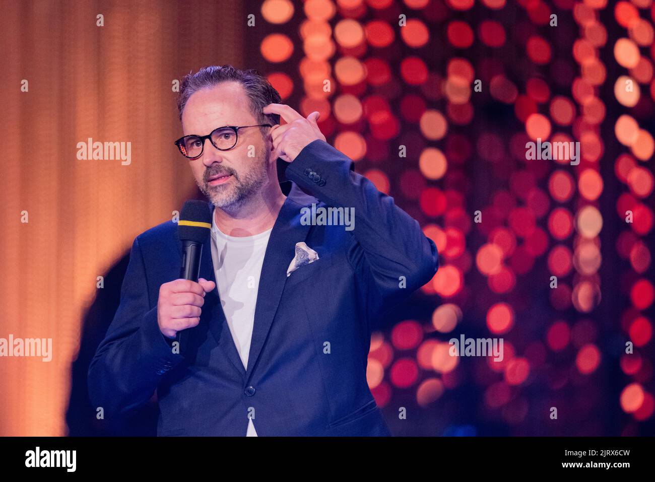 Marl, Germany. 26th Aug, 2022. Kurt Krömer, comedian, is on stage at ...