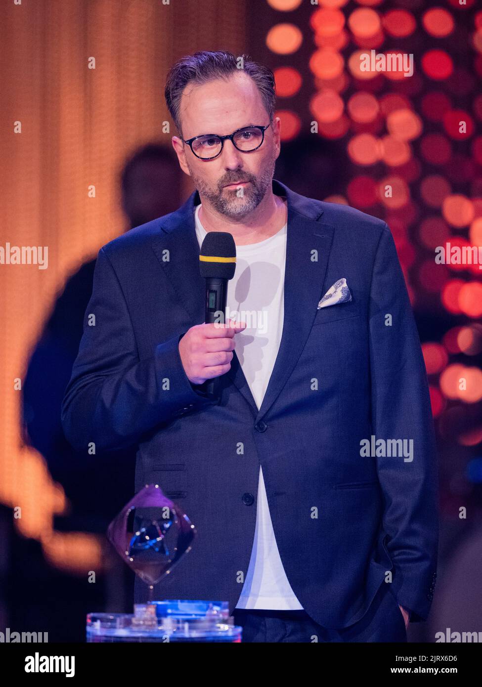 Marl, Germany. 26th Aug, 2022. Kurt Krömer, comedian, is on stage at ...