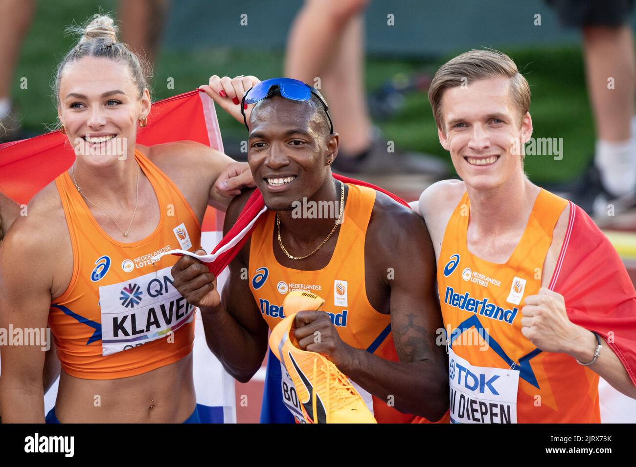 Lieke Klaver, Liemarvin Bonevacia and Tony Van Diepen of the ...
