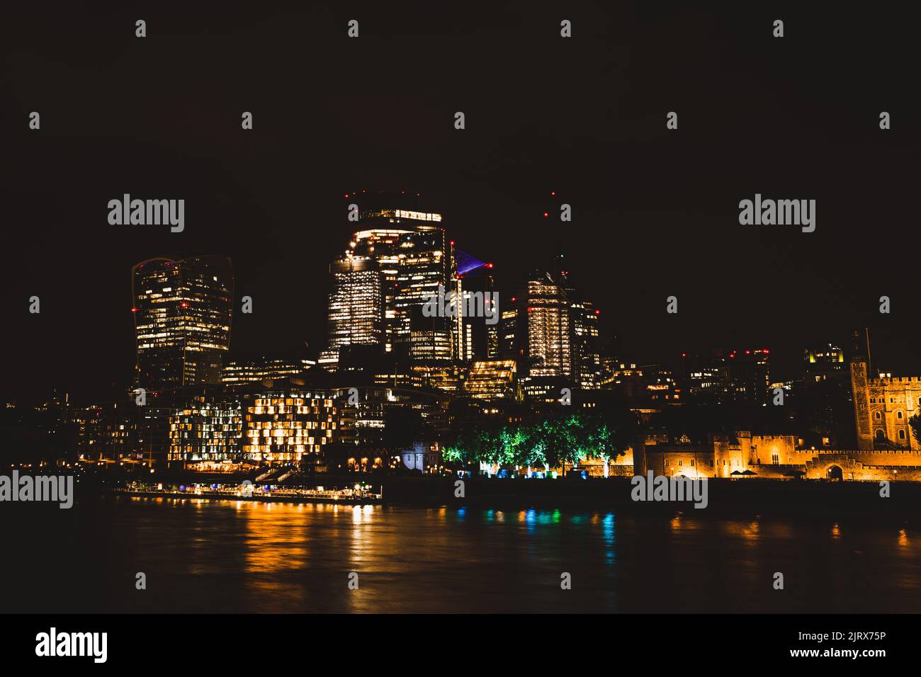 London city at night, United Kingdom Stock Photo - Alamy