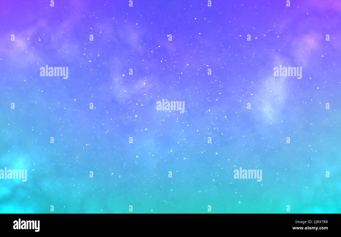 Aurora borealis. Starry cosmos background. Beautiful sky gradient ...
