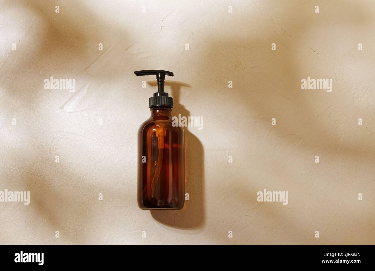 bottle of shower gel or liquid soap with dispenser Stock Photo - Alamy