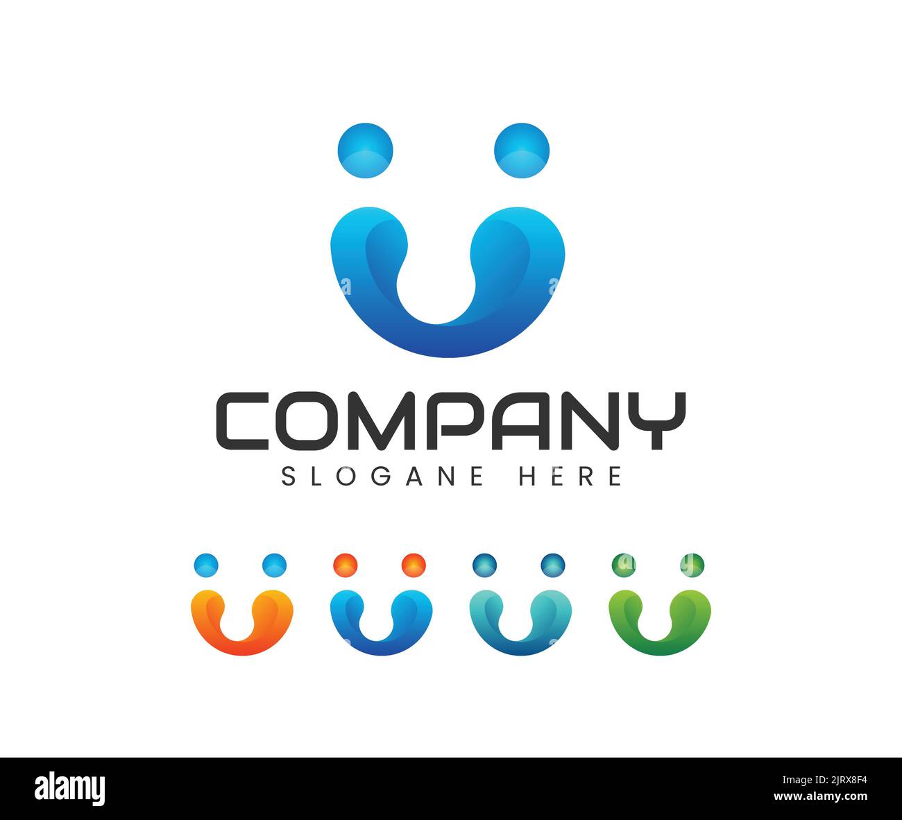 Happy people connection logo vector design template. Community human ...