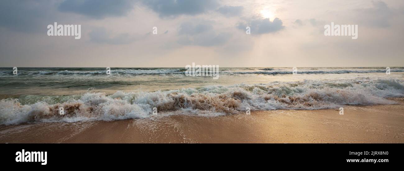 sea sunset for natural background Stock Photo - Alamy