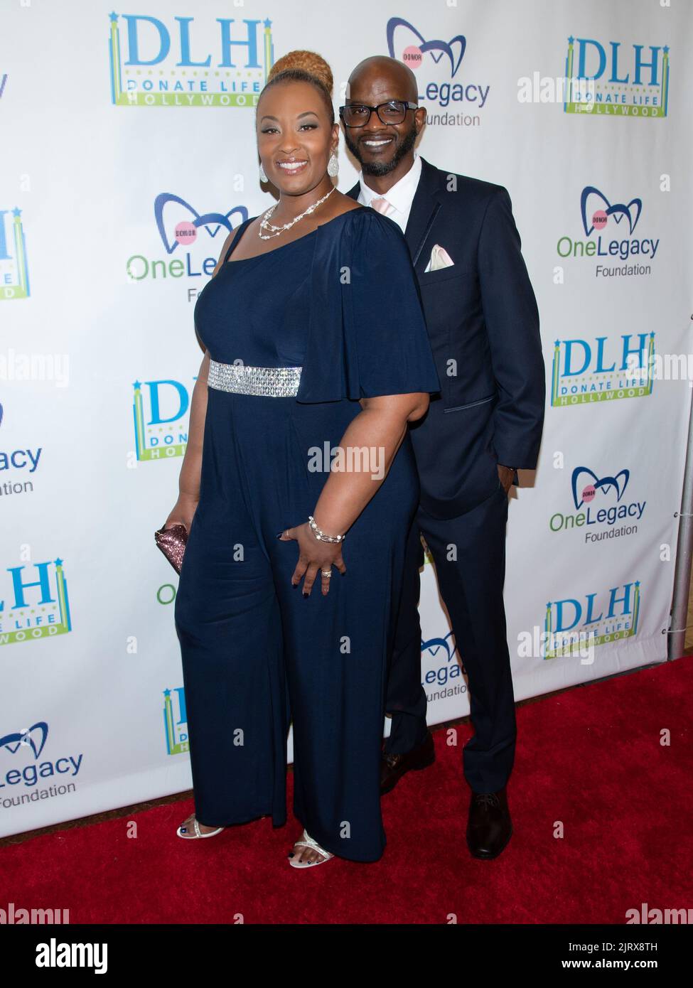 August 25, 2022, Hollywood, California, USA: Sonya Edmond and John ...
