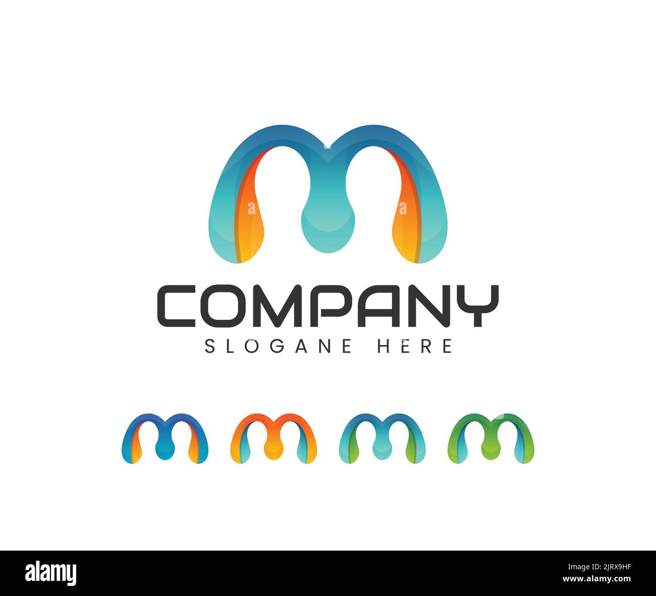 Modern letter m logo design template. Logo design letter M. Abstract ...