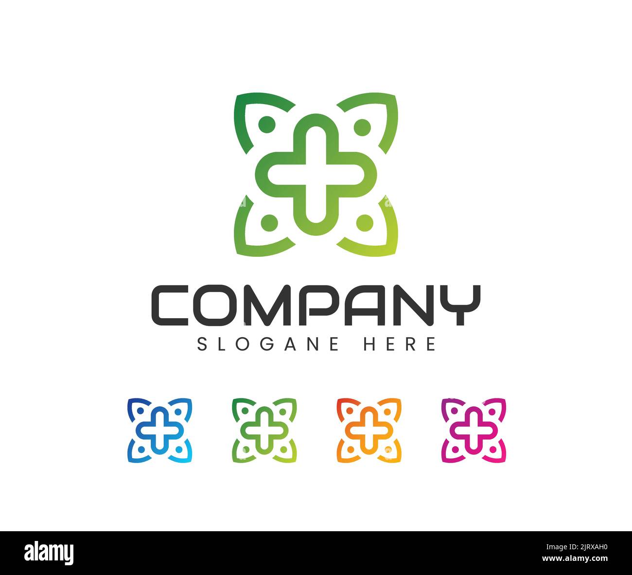 Pharmacy logo medicine cross abstract design vector Stock Vector Image ...