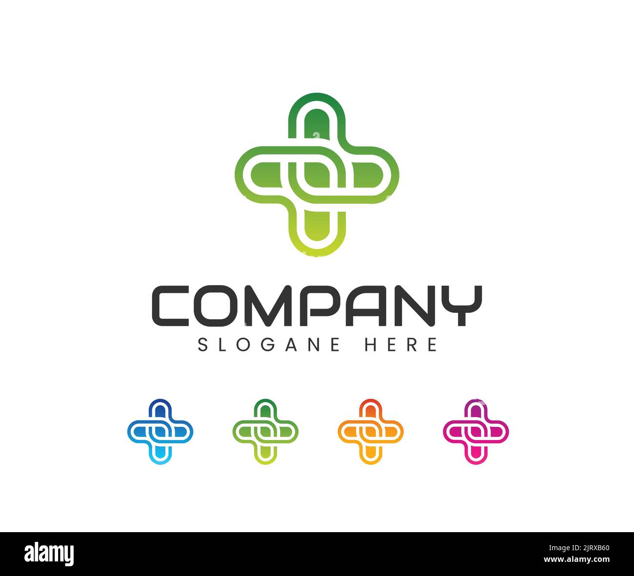 Medical cross and health pharmacy logo vector template. Abstract ...