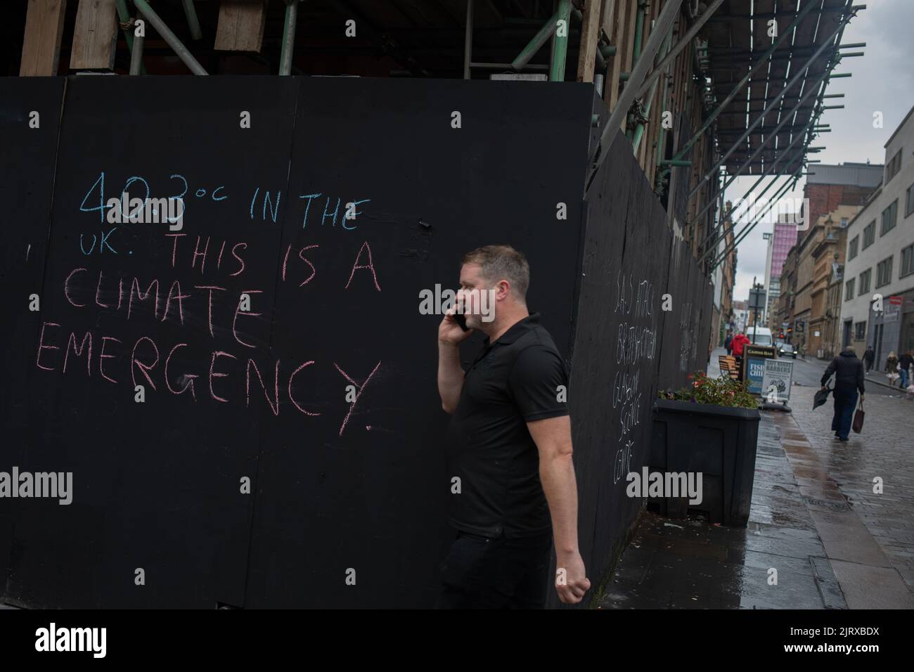Climate change slogans hi-res stock photography and images - Alamy