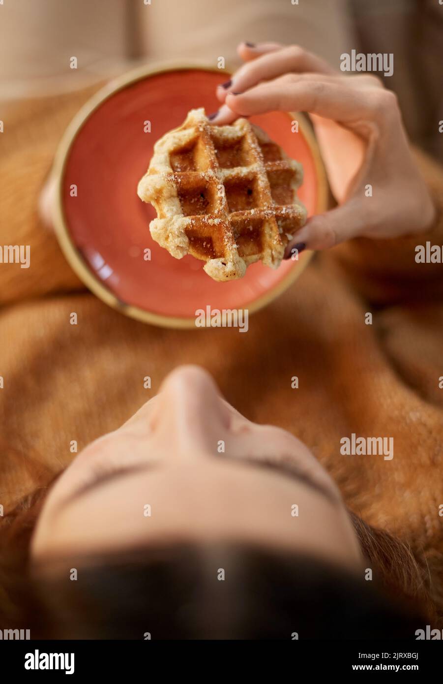 Adult eating sweets hi-res stock photography and images - Alamy