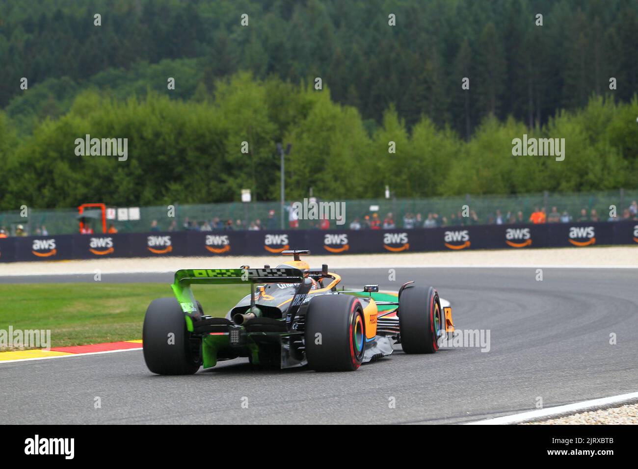 Spa, Belgium. 26th Aug, 2022. Daniel Ricciardo (AUS) McLaren MCL36 ...