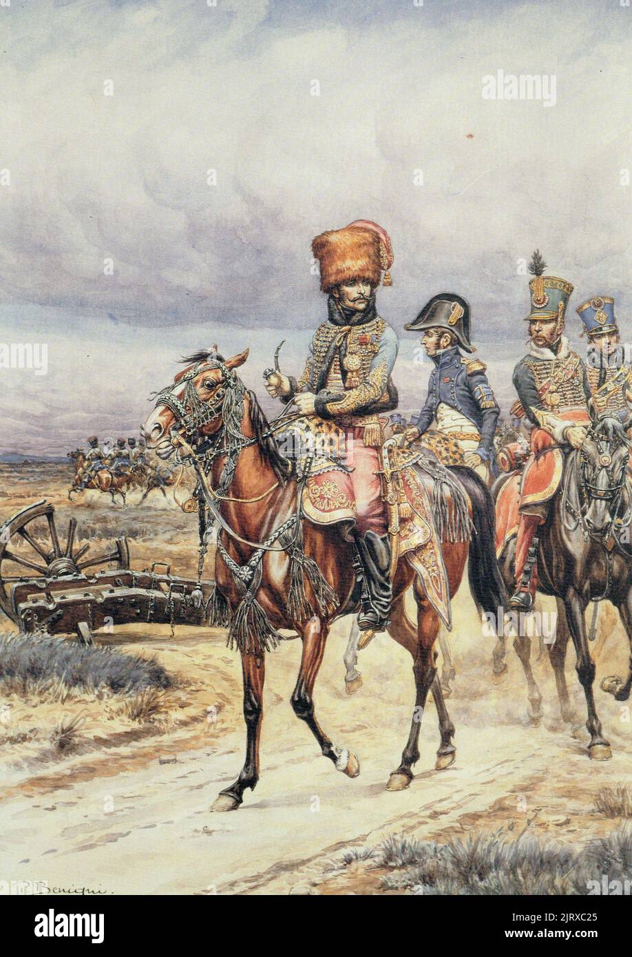 le général Lasalle lors de la campagne de 1806 Stock Photo - Alamy