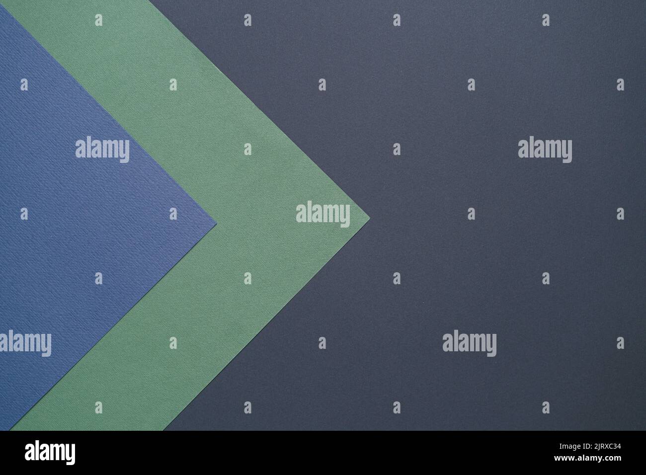 Blue, black, green, three tone color paper background with stripes ...