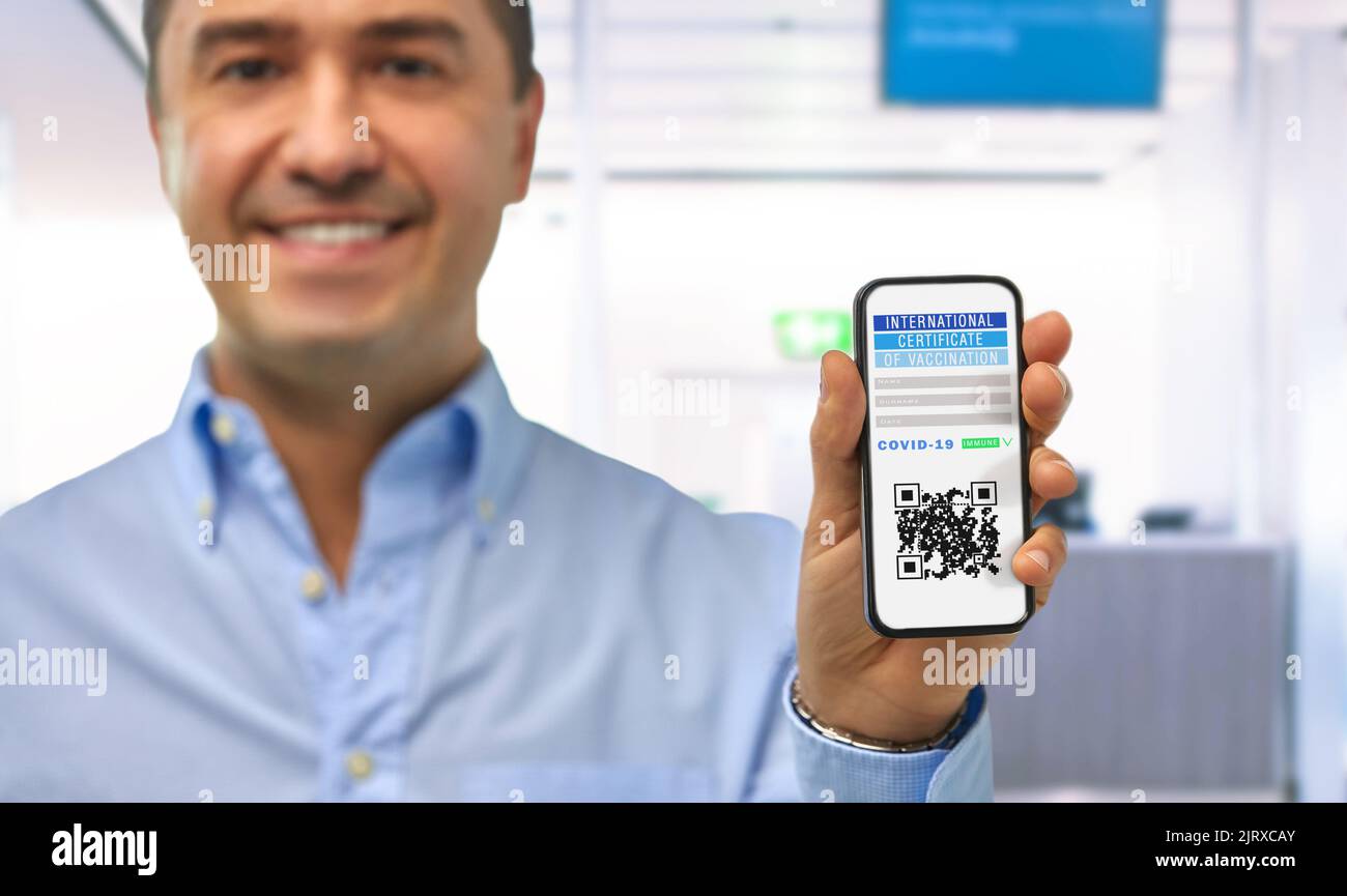 Cell phone with certificate hi-res stock photography and images - Alamy